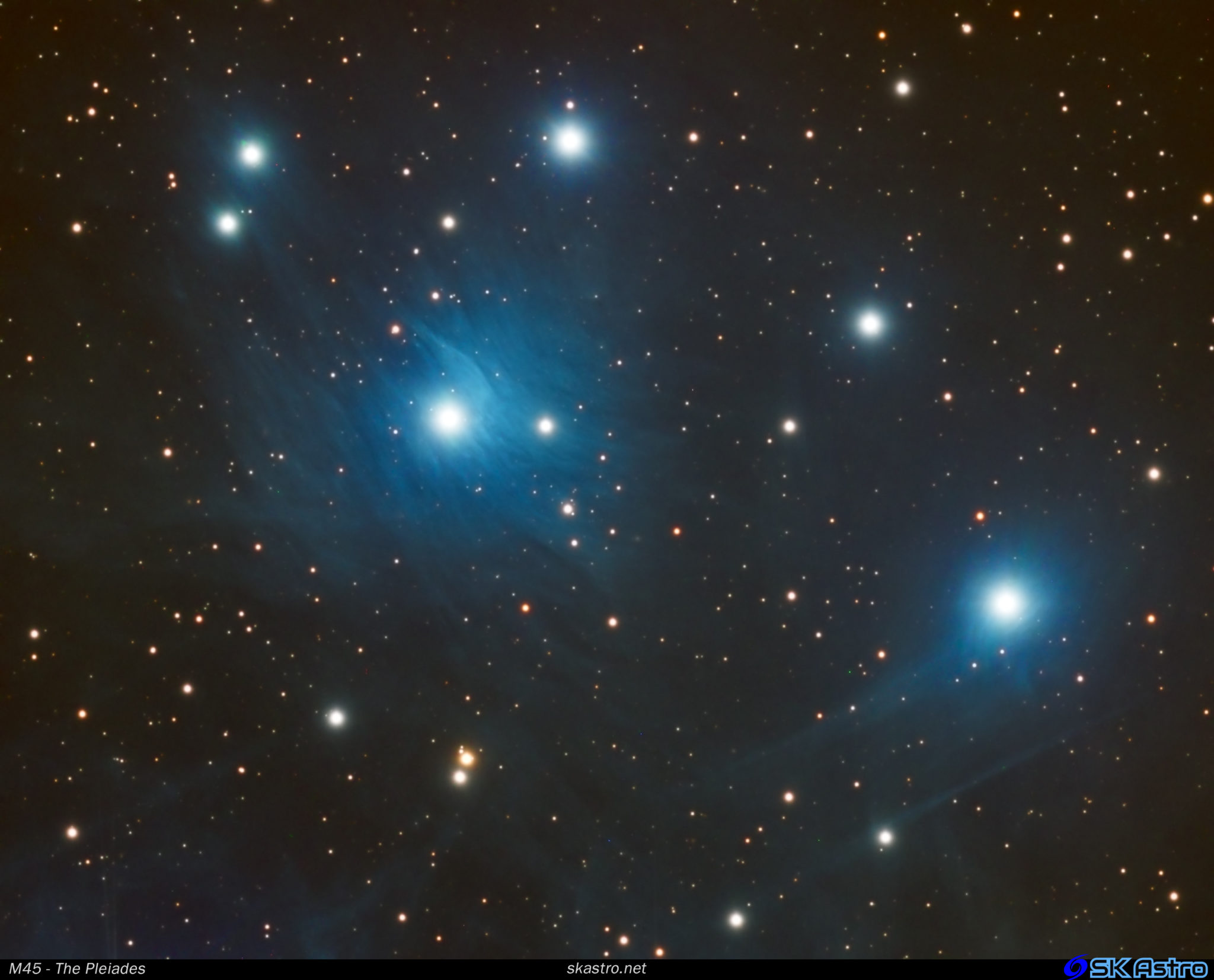M45 The Pleiades - SK Astro