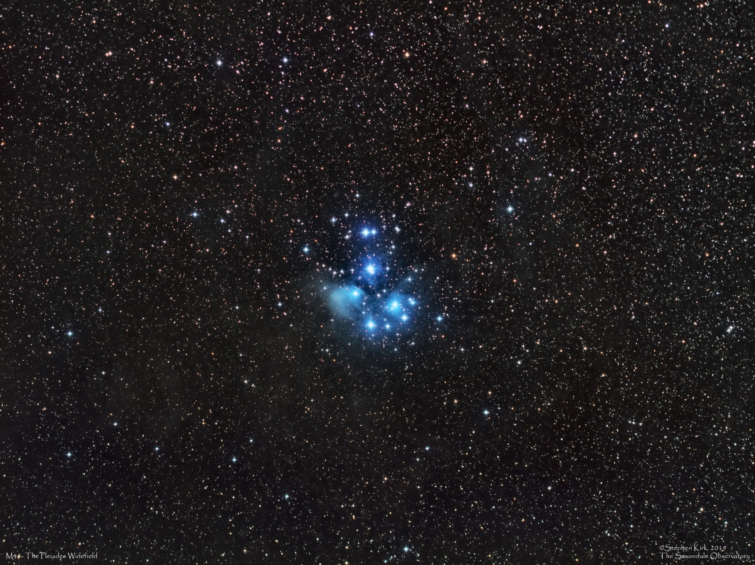 M45 in a Widefield - SK Astro