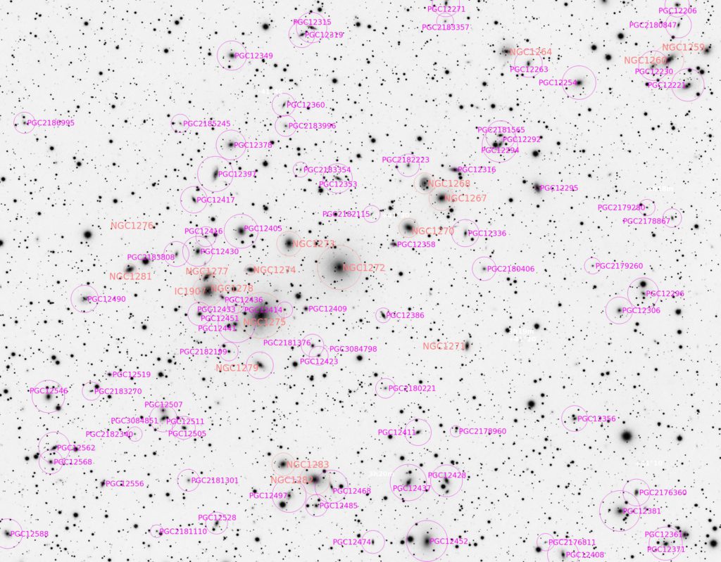 The Perseus Galaxy Cluster - Abell 426 - SK Astro