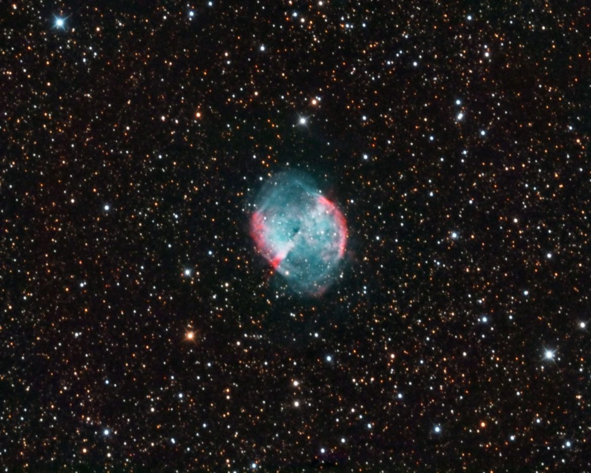 M27 - My First LRGB CCD Picture - SK Astro